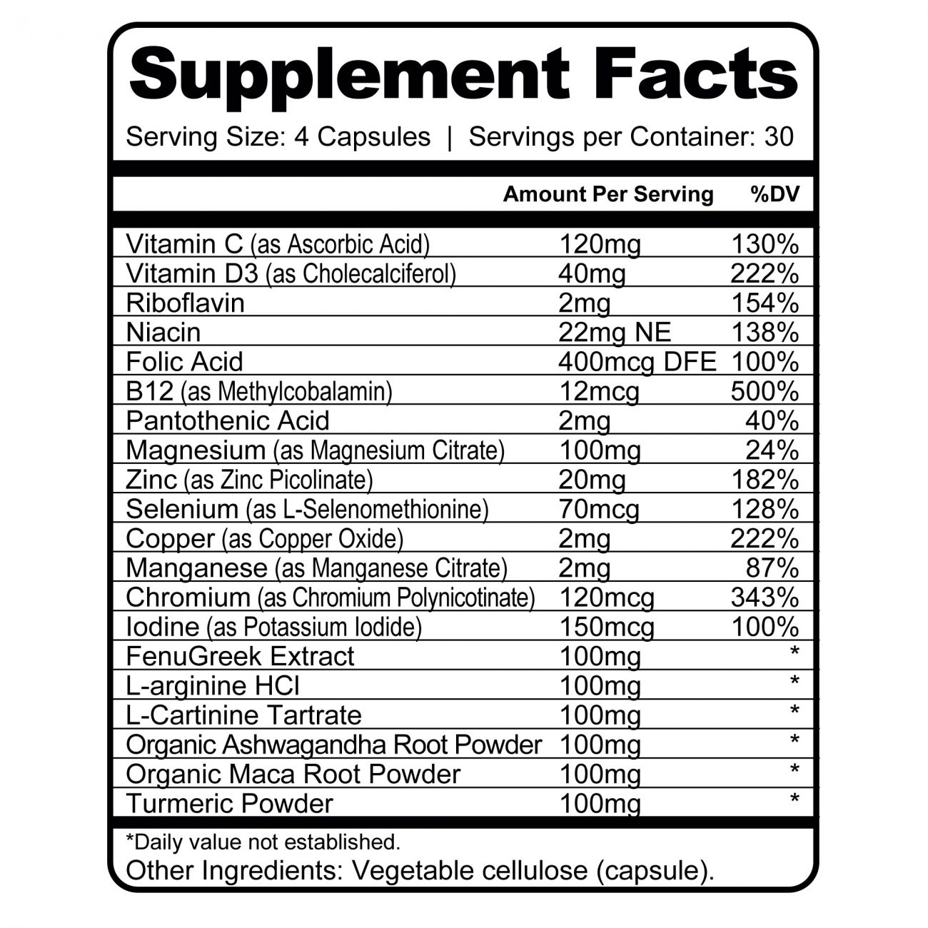 Fertility for Him – Private Label – Contract Manufacturer – Low | Vitalpax