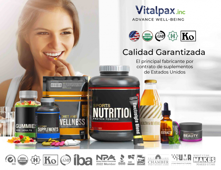 Top USA Supplement Manufacturer & Private Label | Vitalpax